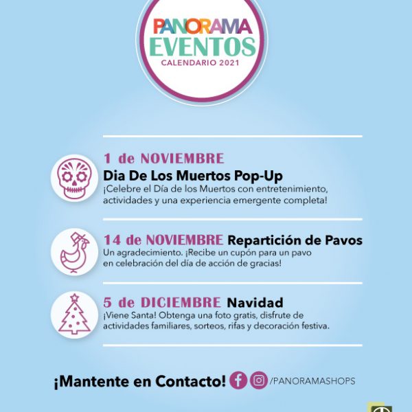 Events Calendar 2021 – Panorama Mall